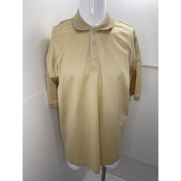 Marbas | Shirts | Marbas Men Polo Shirt Gold Made In Italy Short Sleeve ...